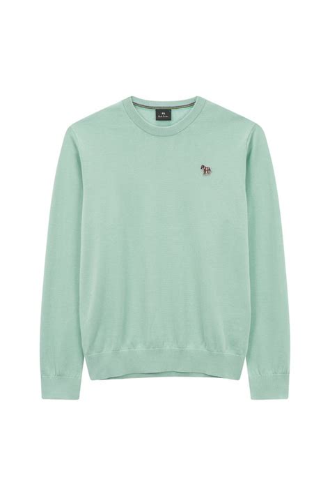 Paul Smith폴스미스 Ps Paul Smith 지브라 패치 코튼 니트 Sivillage 에스아이빌리지