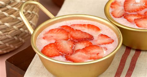 그때 그시절 달콤한 과일막걸리 딸기막걸리