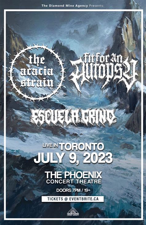 The Acacia Strain Fit For An Autopsy And Escuela Grind The Phoenix