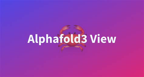 Alphafold View A Hugging Face Space By Jhsmit