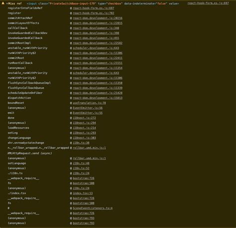 Miss Ref When Attempting To Register A Material UI Checkbox Component Issue React
