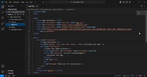 Webdevelopment Codingjourney Codealpha Internshipopportunity Html