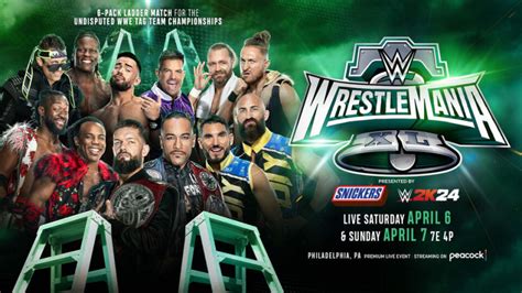 Backstage News On The 6 Pack Tag Team Ladder Match At WrestleMania 40