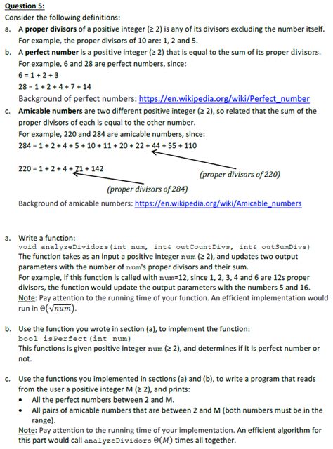 Solved Uestion 5 Consider The Following Definitions A A