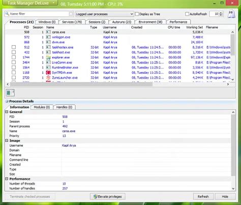 Task Manager Deluxe Alternative Task Manager Software For Windows