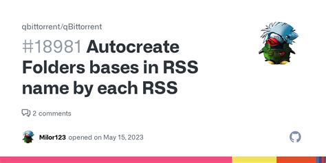 Autocreate Folders Bases In Rss Name By Each Rss · Issue 18981