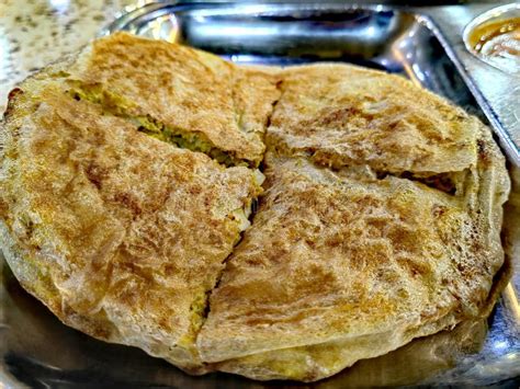 Typical Malaysian Dish Chicken Murtabak Stock Image Image Of