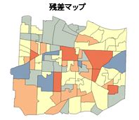 空間的自己相関残差マップArcGIS Pro ドキュメント