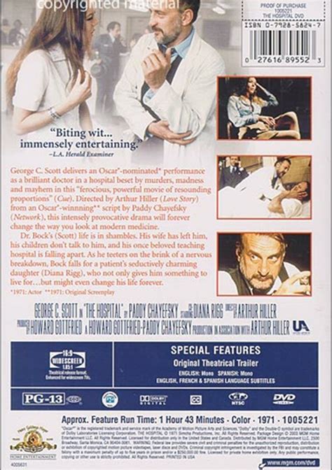 Hospital The Dvd 1971 Dvd Empire