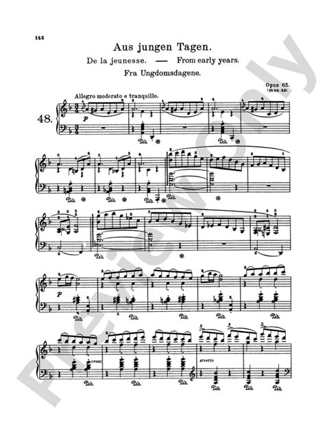 Grieg Complete Lyric Pieces 48 From Early Years Part Digital Sheet