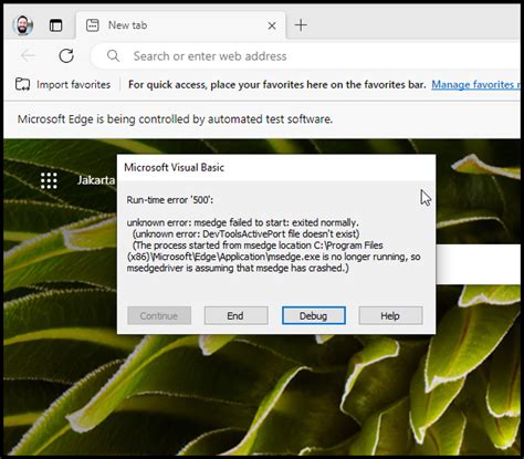 Error Sedot Shopee “msedge Failed To Start Exited Normally” Atau “time Out In Setting Browser