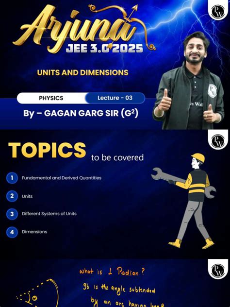 Pw Units And Dimensions 03 Class Notes Pdf