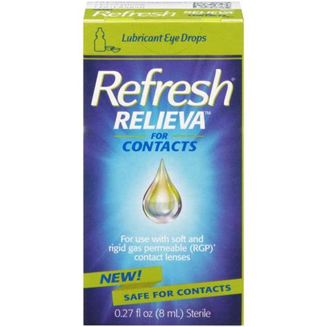 Refresh Relieva Lubricant Eye Drops For Contacts Hy Vee Aisles Online