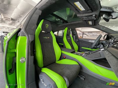 Verde Faunusnero Ade Interior 2021 Lamborghini Urus Pearl Capsule Awd