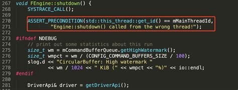Thread Id Assert Crash Issue 3370 Google Filament GitHub