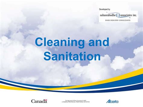 Ard Food Safty Training Cleaning And Sanitation Presentation Ppt