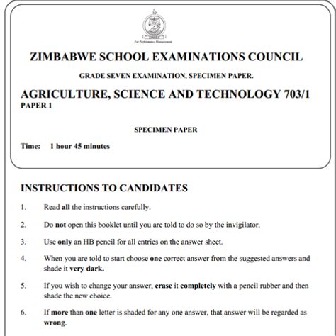 Zimsec Past Exam Papers