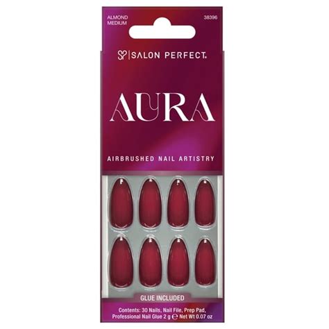 Salon Perfect Artificial Fake Press On Nails 481 Charmed Aura Short