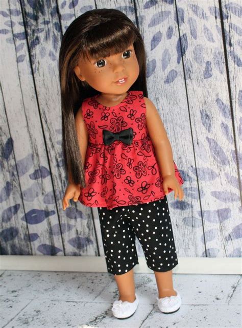 American Girl Wellie Wishers Doll 2 Piece Outfit145 Inch Dolls ตุ๊กตา
