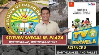 Earthquakes And Faults Grade 8 Science Deped Melc Quarter 2 Module 1