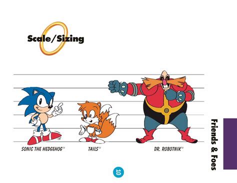 Early Sonic Scale Chart R Sonicthehedgehog