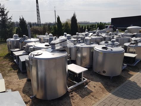 Zbiornik Schładzalnik Chłodnia do mleka 1000L 7410122371 oficjalne