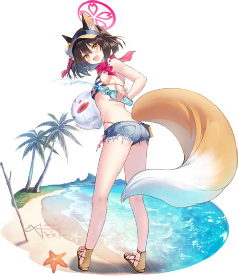 File Izuna Swimsuit Full Png Blue Archive Wiki
