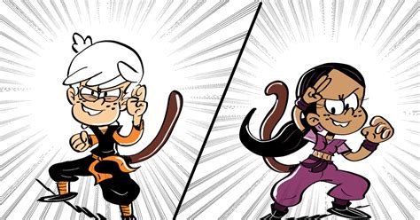 Fanart Loudhouse Theloudhouse Lincoln Vs Ronnie Anne Db Pixiv