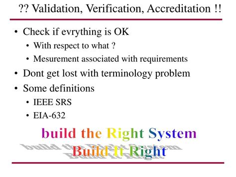 Ppt Requirements Validation Powerpoint Presentation Free Download
