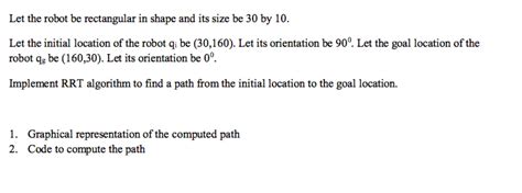 Consider The Workspace Shown In The Following Figure