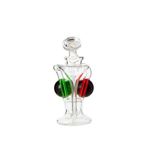 Gili Glass Glycerin Orb 7 Recycler Bong Or Dab Rig Smoking Outlet