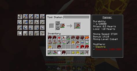 I Made A Tinkers Construct Hammer For Mining What Do You Think R