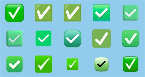 Check Mark Button Emoji