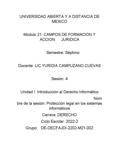 M21 Jdi U1 S4 Dlrr Pdf Informática La Seguridad Informática