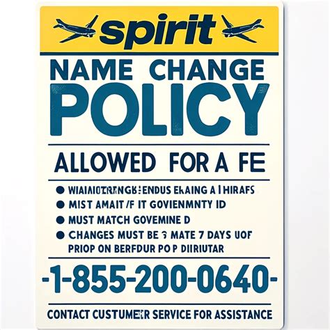 Spirit Airlines Name Change Correction Policy A Detailed Guide Artofit