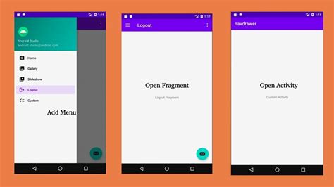 Android Studio Tutorial How To Navigation Drawer Drawerlayout My Xxx