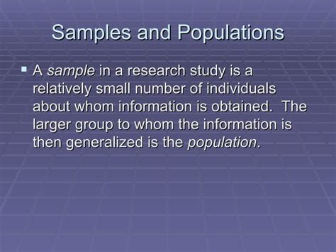 Sampling And Instrumentation Ppt