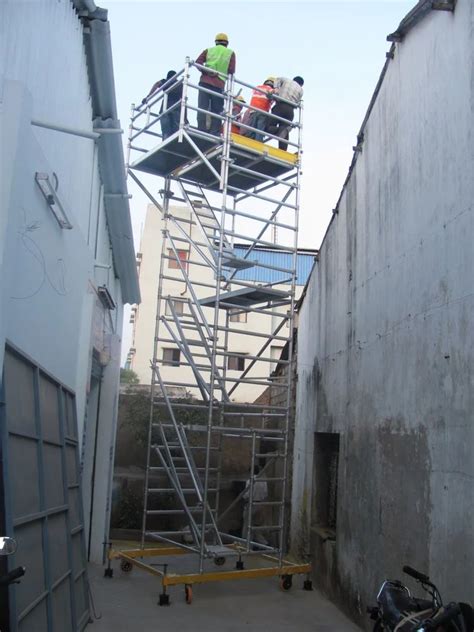 Aluminium Scaffolding With Cantilever At ₹ 35000 Piece Aluminium
