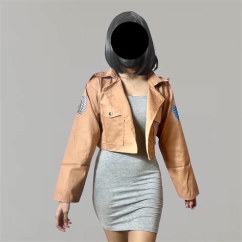 Jual 【miku】ready Attack On Titan Jacket Dress Mikasa Ackerman Aot Snk