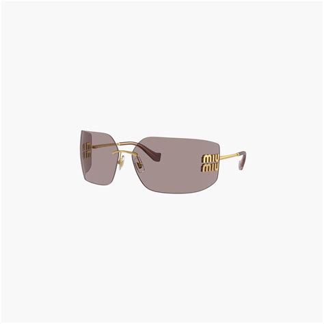 Mauve Lenses Miu Miu Runway Sunglasses Miu Miu