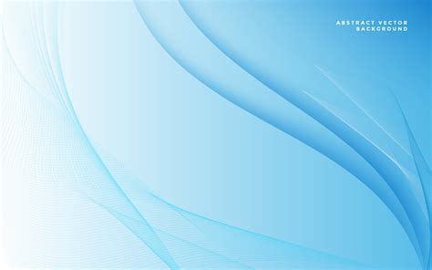 Elegant Smooth Gradient Background Vector Blue Gradient Wavy Background 16085383 Vector Art At