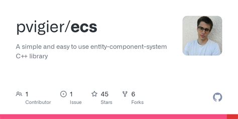 Github Pvigierecs A Simple And Easy To Use Entity Component System