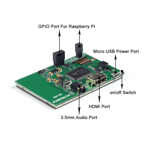 Buy Uctronics 35 Inches Hdmi Tft Touch Screen For Raspberry Pi Online
