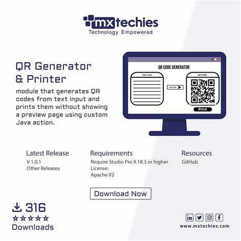 Qrgenerator Qrcode Mendix Javadevelopment Softwareengineering