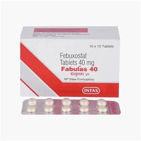 Febuxostat 40mg Tablets At ₹ 167 Box Uloric In Nagpur Id 2854681473733