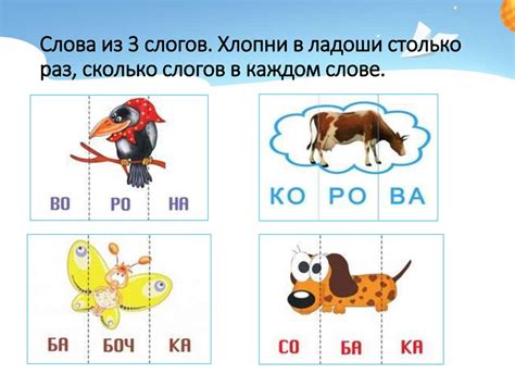 Слог Деление слов на слоги Старшая группа презентация онлайн