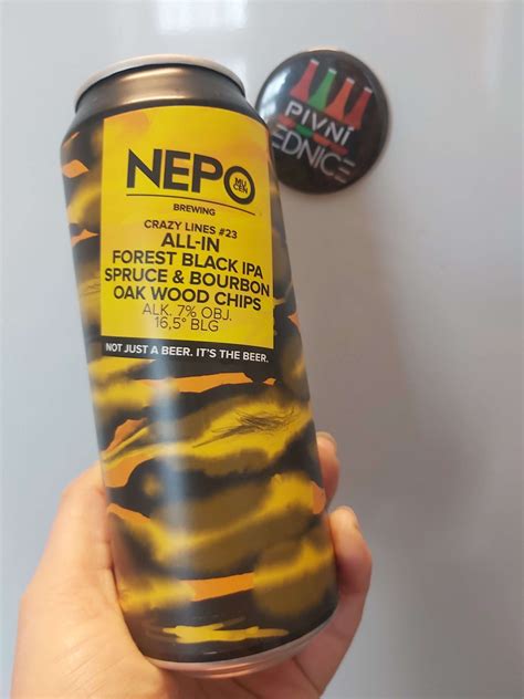 Nepomucen Crazy Lines All In Forest Black Ipa L