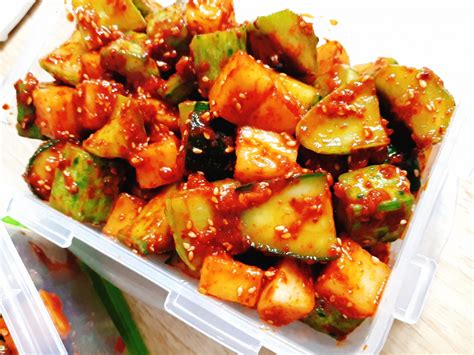 오이무깍두기~초간단반찬