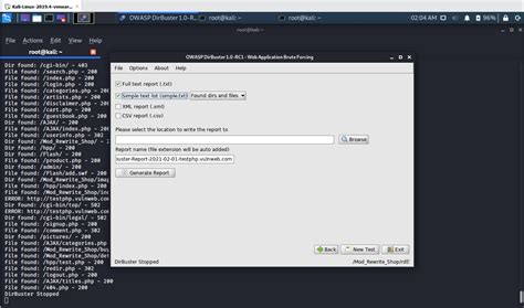 dirbuster offensive penetration testing tool secuneus tech learn