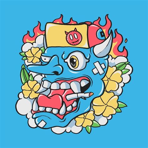 Premium Vector Cool Devil